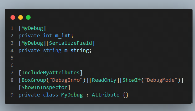 Unity中整合多个Odin Attribute为一个的方法 - 知乎