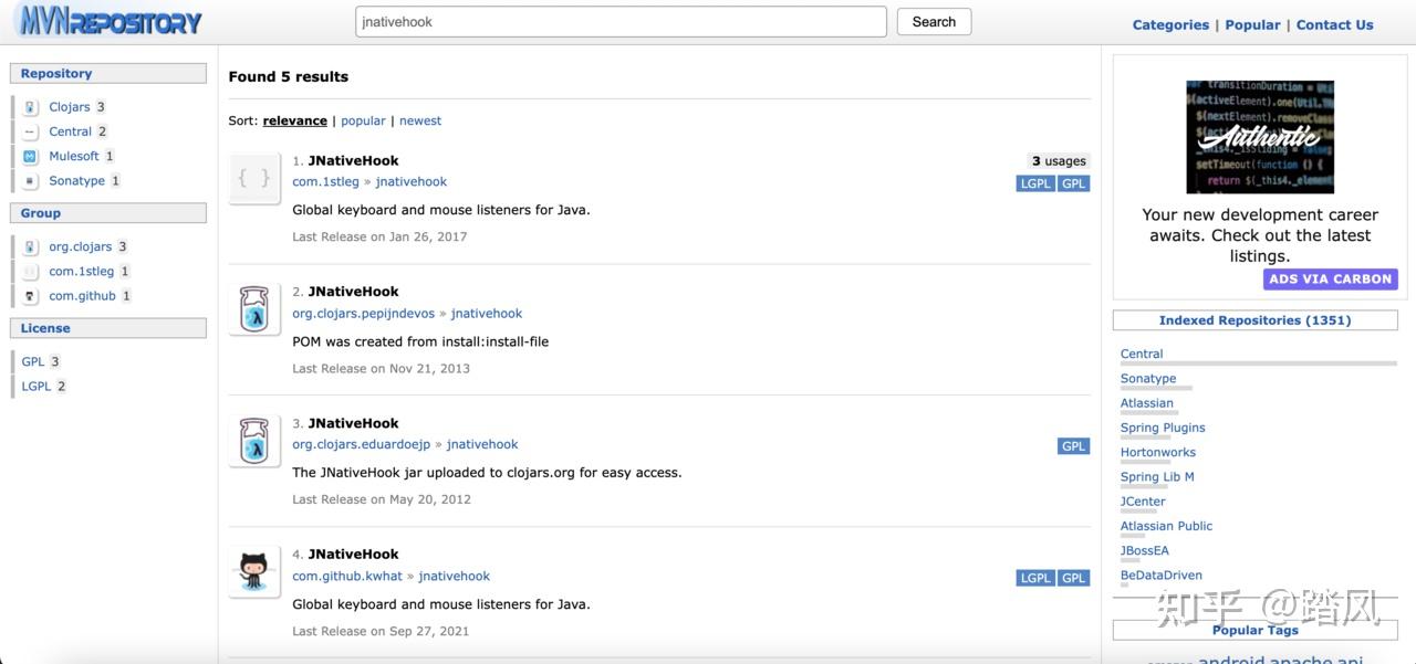 Java 监听Mac键盘输入实现快捷键功能 - 知乎