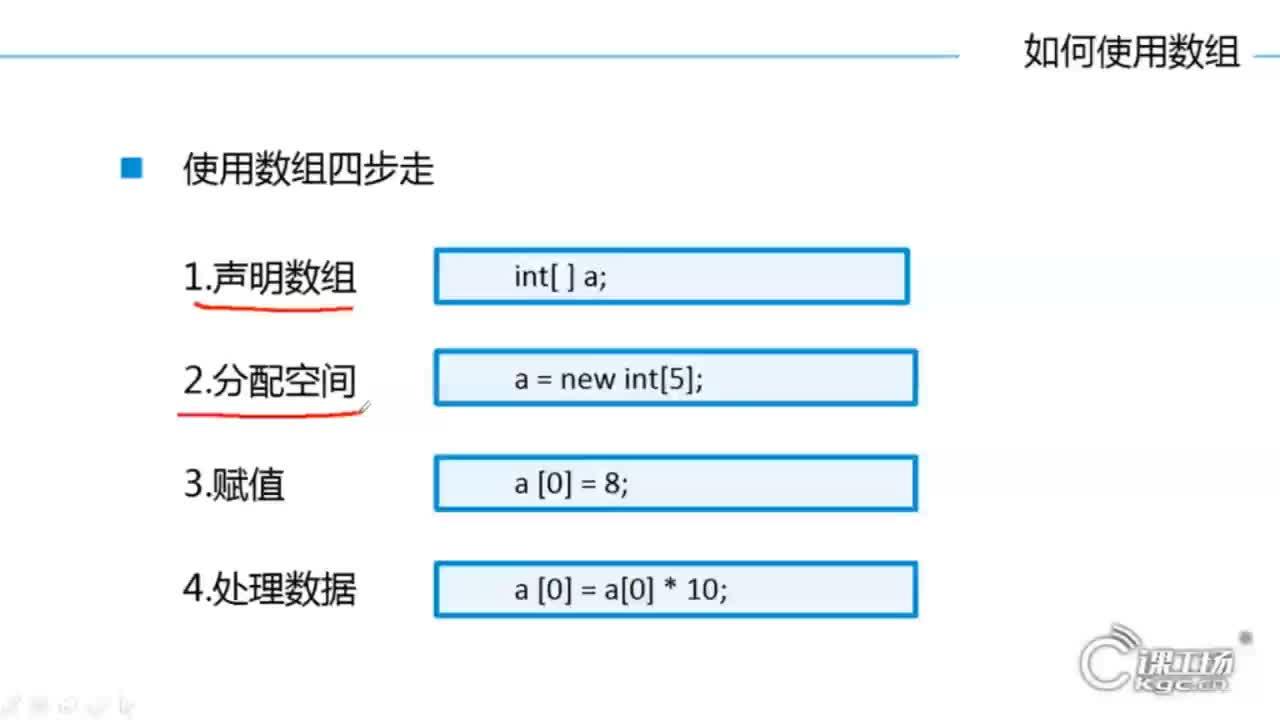 课工场教育:java学习——java基础入门(9 3): 一维数组及经典应用(数组的使用) 知乎