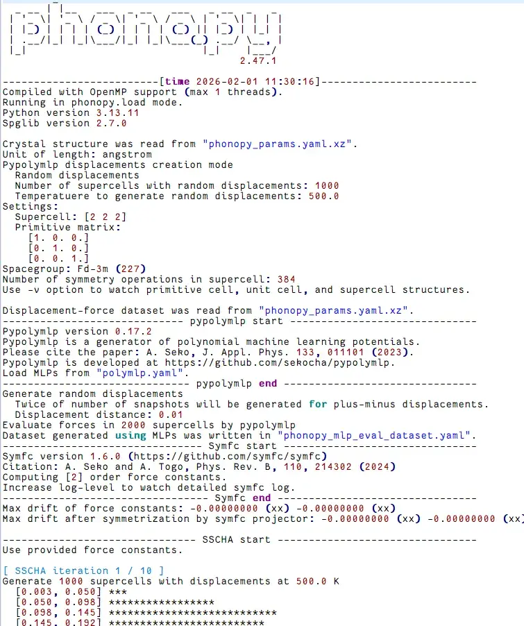 VASP+PHONOPY+pypolymlpj计算不同温度下声子谱，附批处理脚本 - 知乎