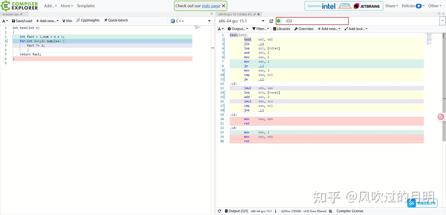 个人学习总结--使用汇编代码工具compiler explorer分析代码 - 知乎
