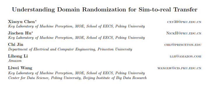 ICLR 2022 | 十问读 Understanding Domain Randomization for Sim-to-real ...