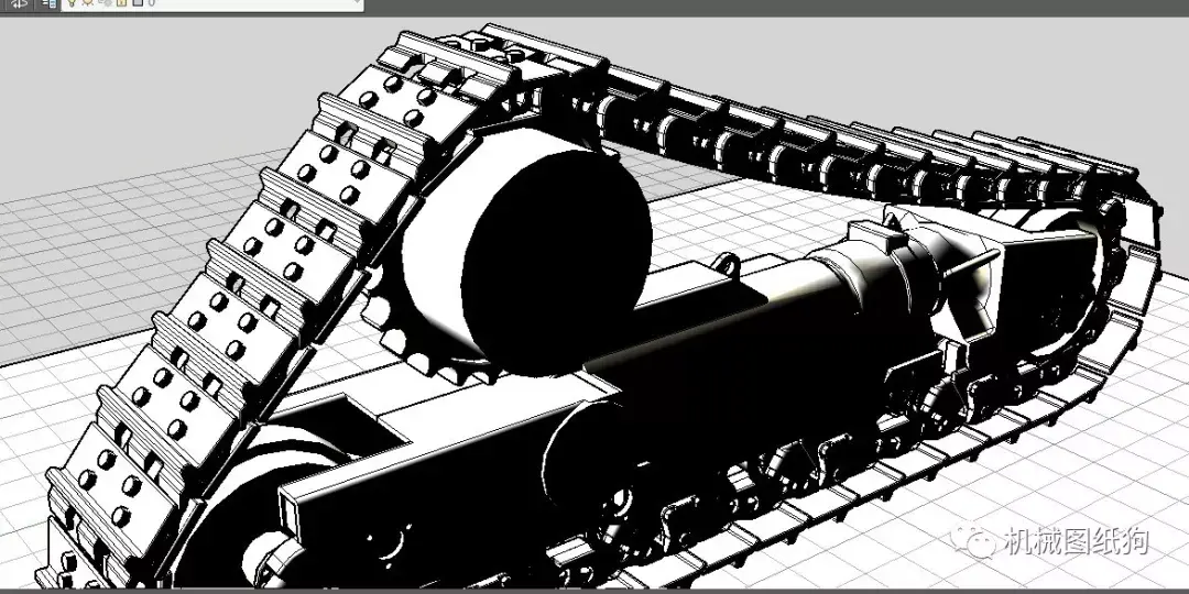 【工程机械】Undercarriage推土机履带轮结构3D图纸 AUTOCAD设计dwg格式IGES - 知乎