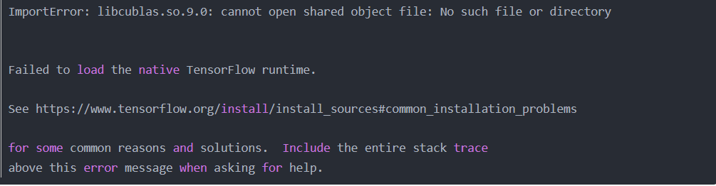 tensorflow缺少libcublas.so.9.0文件 - 知乎