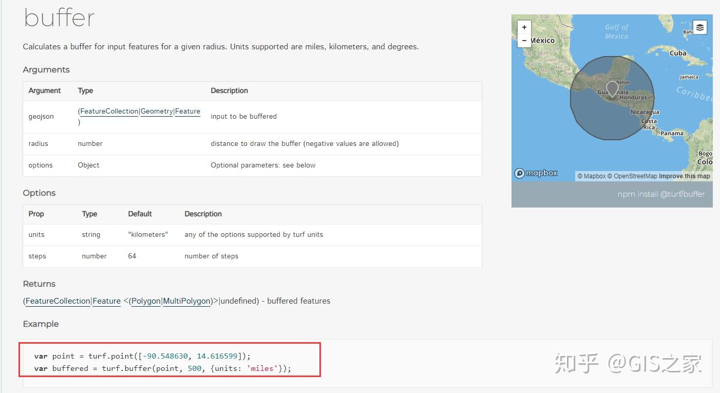 leaflet结合turf.js实现绘制图形缓冲分析buffer(附源码下载) - 知乎