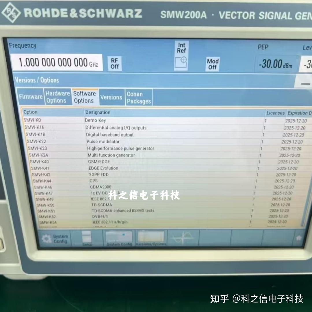 罗德与施瓦茨R&S SMW200A 矢量信号发生器 - 知乎
