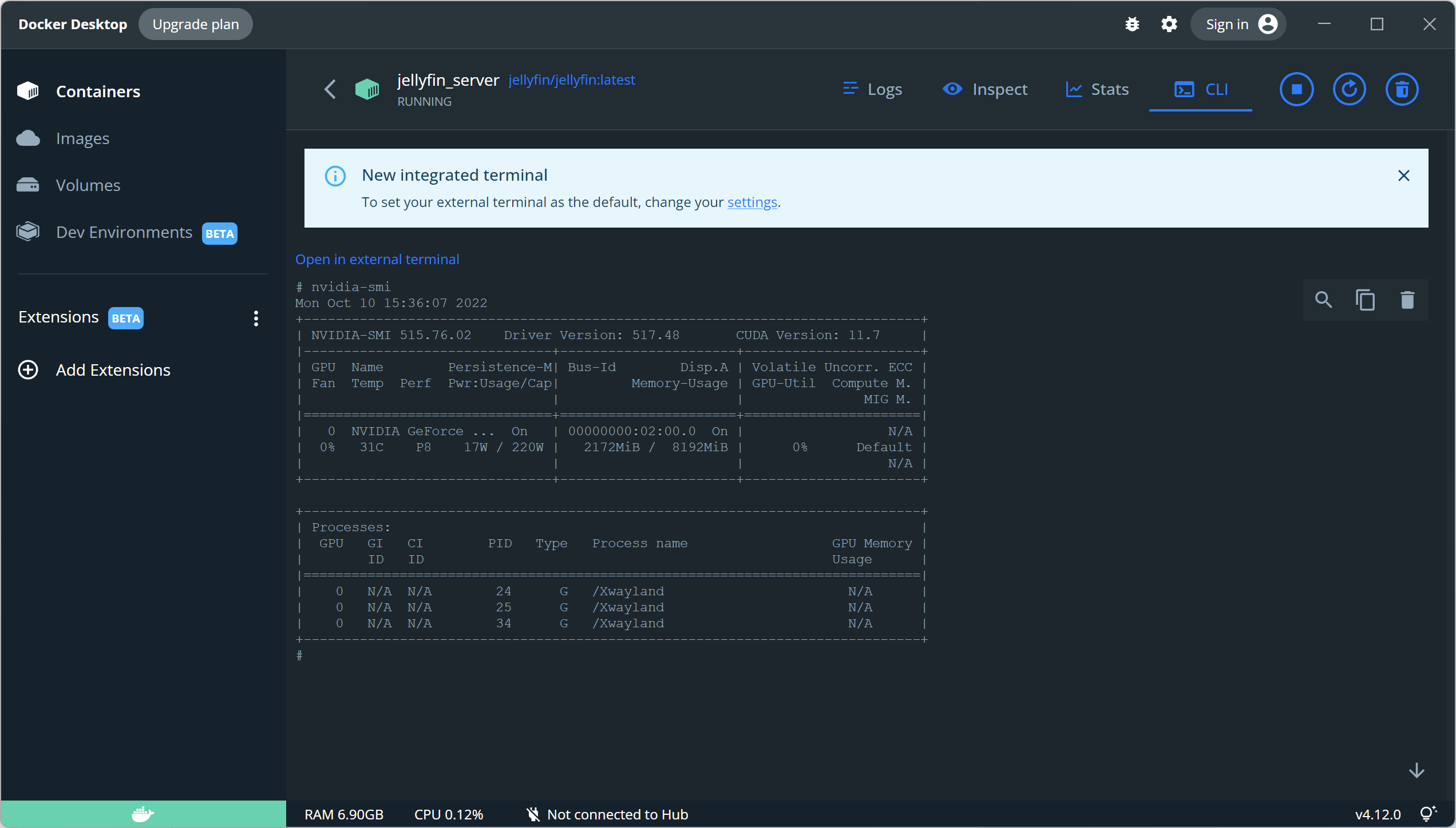 docker+wsl2，启用GPU支持。 - 知乎