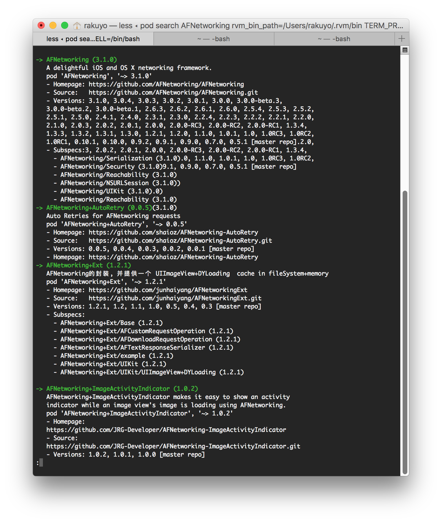 CocoaPods详细安装及使用教程 - 知乎