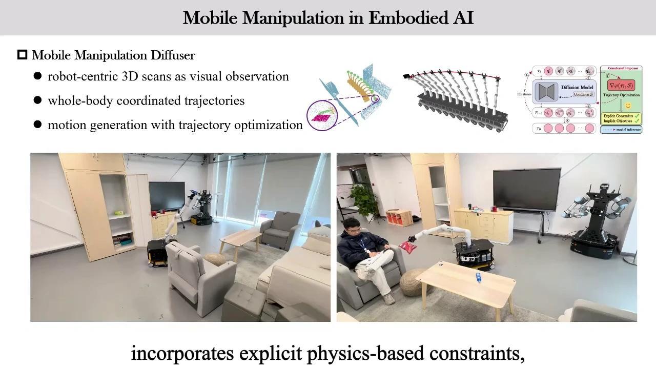 T-PAMI 2025 | M2Diffuser：基于扩散模型的机器人移动操作轨迹优化 - 知乎