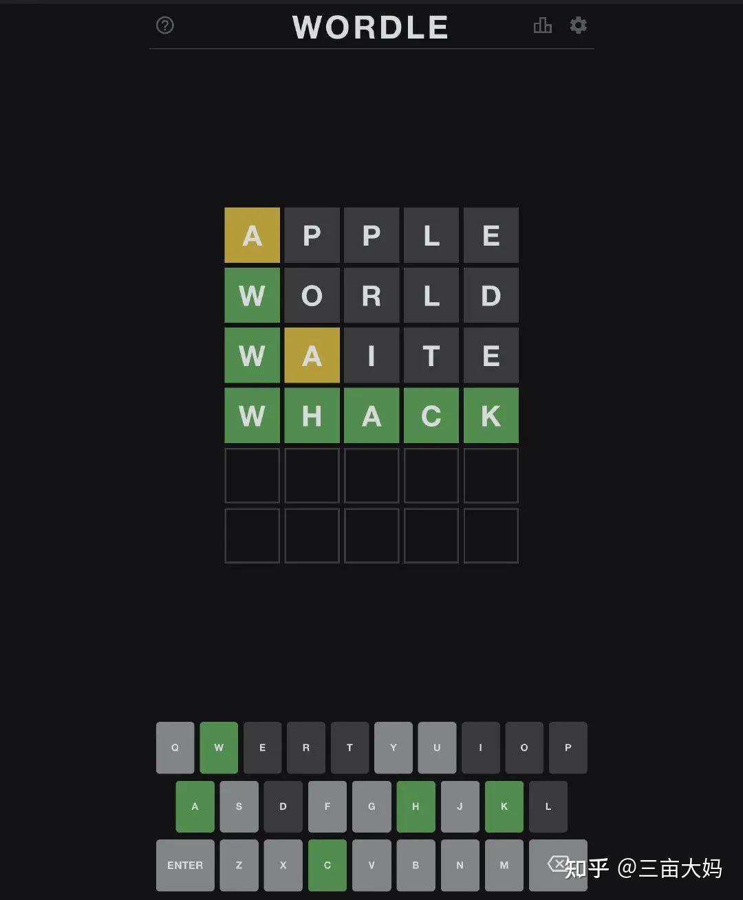 推特上爆火的Wordle是什么？怎么留学生都在玩 - 知乎
