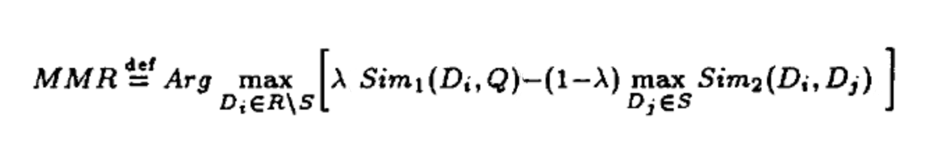 推荐重排算法之MMR - 知乎