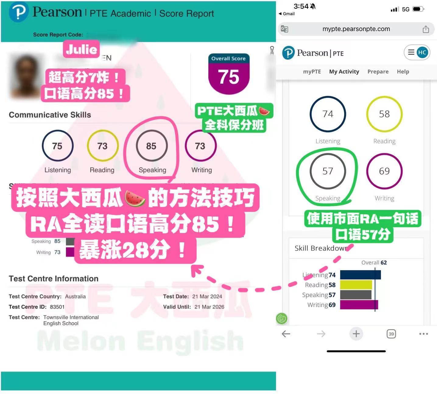 【PTE访谈】RA一句话是万能解药吗？不适合果断换全读！PTE口语从57暴涨28分至高分85！【PTE大西瓜】 - 知乎