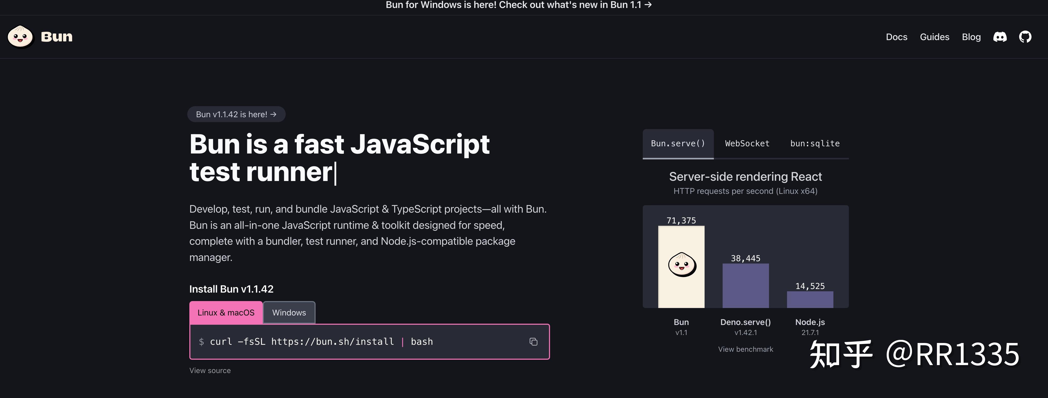 如何看待新的 JavaScript 运行时 Bun? - 知乎