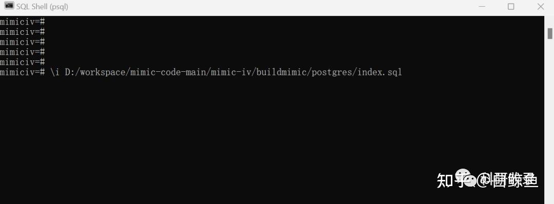 MIMIC数据库安装保姆级教程（下) - 知乎