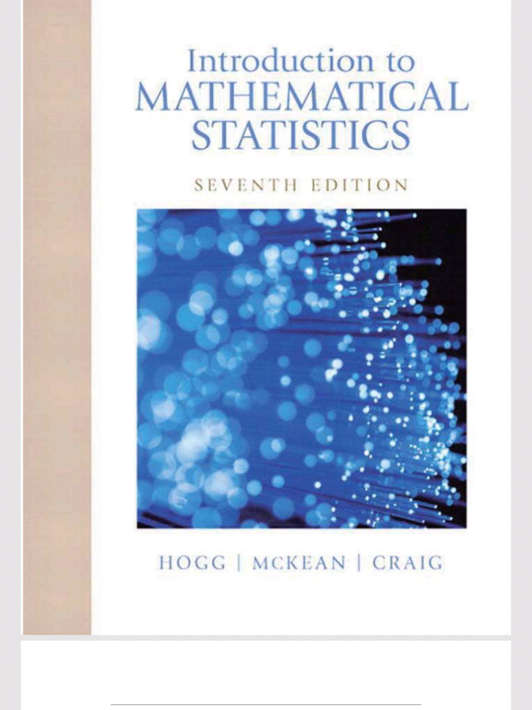 Intro to Mathematical Statistics—Hogg 读书导图整理 - 知乎