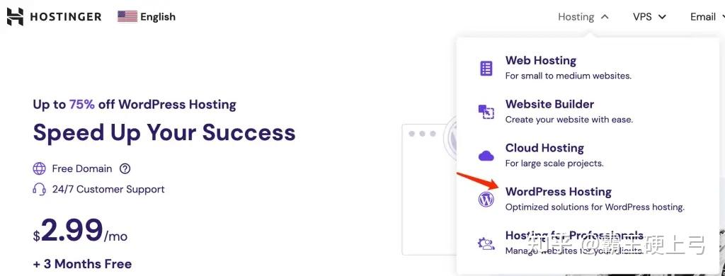 【图文】2024年Hostinger主机逐步搭建WordPress网站教程 - 知乎