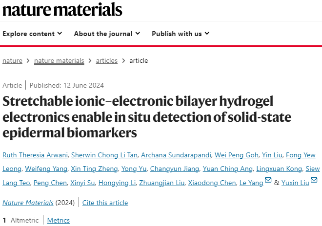 双层水凝胶，Nature Materials！ - 知乎