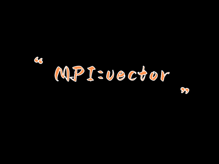 MPI：vector - 知乎