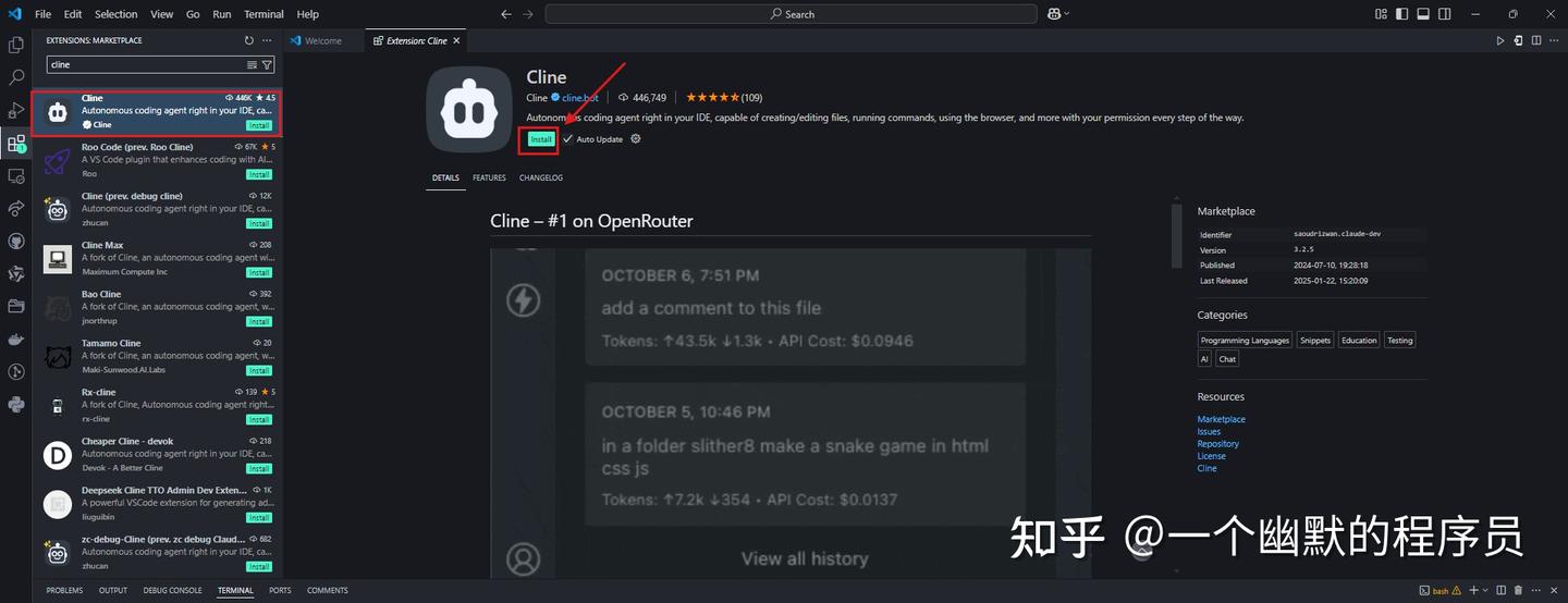 如何在 Visual Studio Code 中使用 DeepSeek R1 和 Cline？ - 知乎