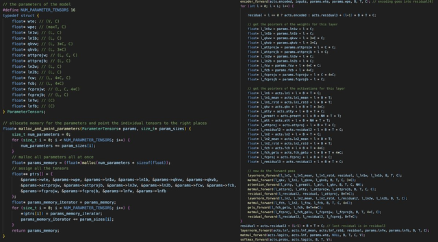 1000行C语言搓出GPT-2！AI大神Karpathy新项目刚上线就狂揽2.5k星 - 知乎