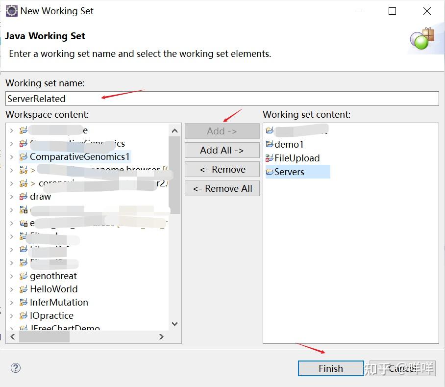 eclipse中working set的使用 - 知乎