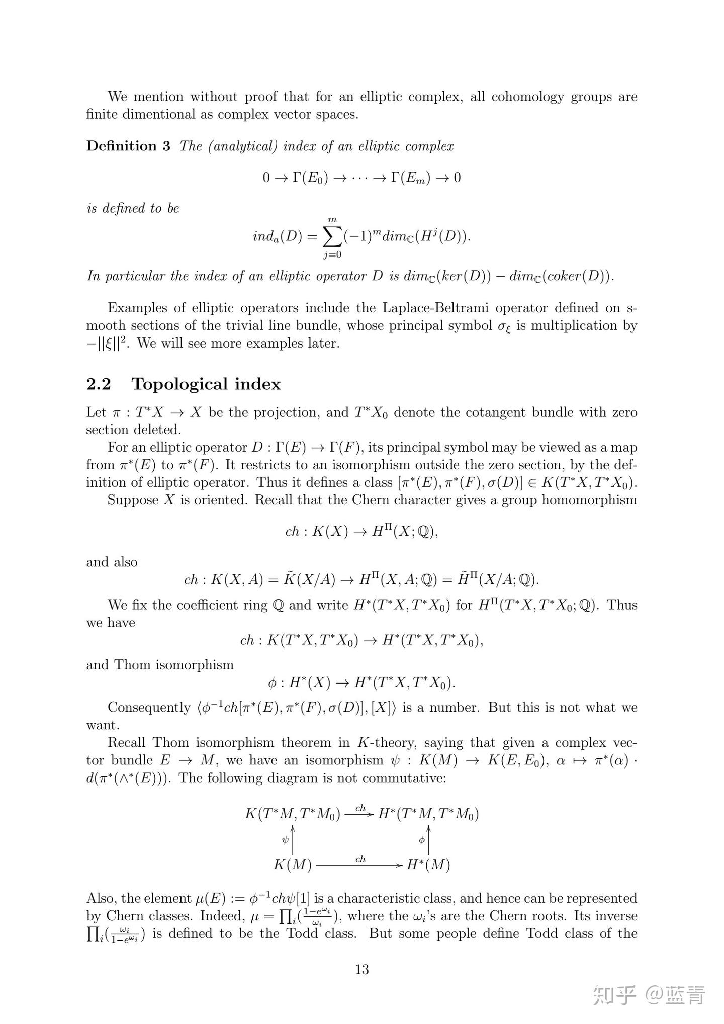 A Brief Introduction to Index Theorems 指标定理简介 - 知乎