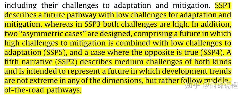 未来气候情景ssp126和ssp585分别是什么样的情景，怎么解释？ - 知乎