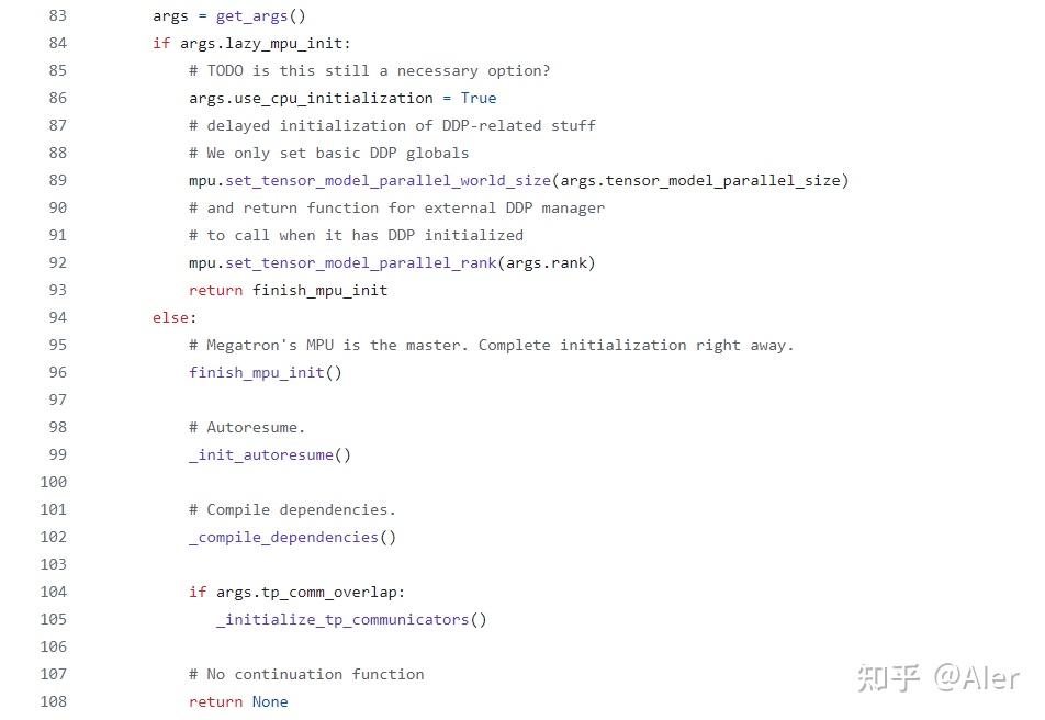 跟代码执行流程，读Megatron源码（四）megatron训练脚本initialize.py之initialize_megatron()分布式环境初始化 - 知乎