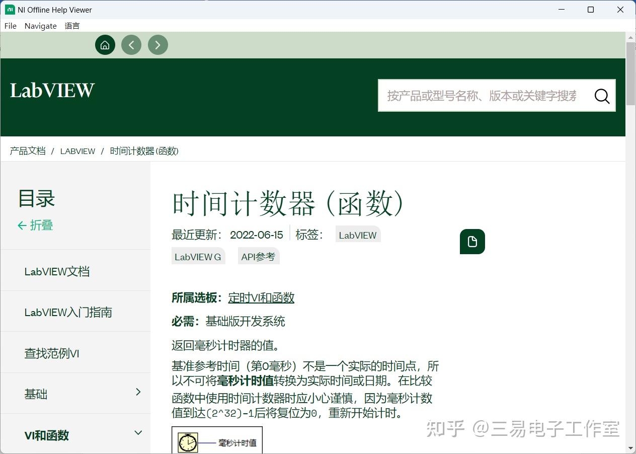 LabVIEW在线帮助转化为离线帮助