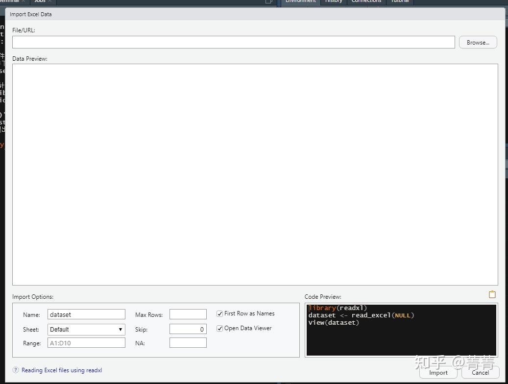 计算机语言学习33-RStudio 数据导入 library（readxl）说明 - 知乎