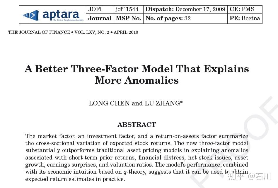 q-factor model 往事 - 知乎