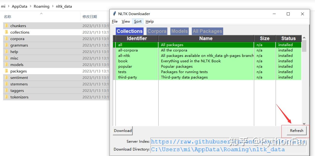 如何下载自然语言处理工具箱NLTK的nltk_data数据包 - 知乎