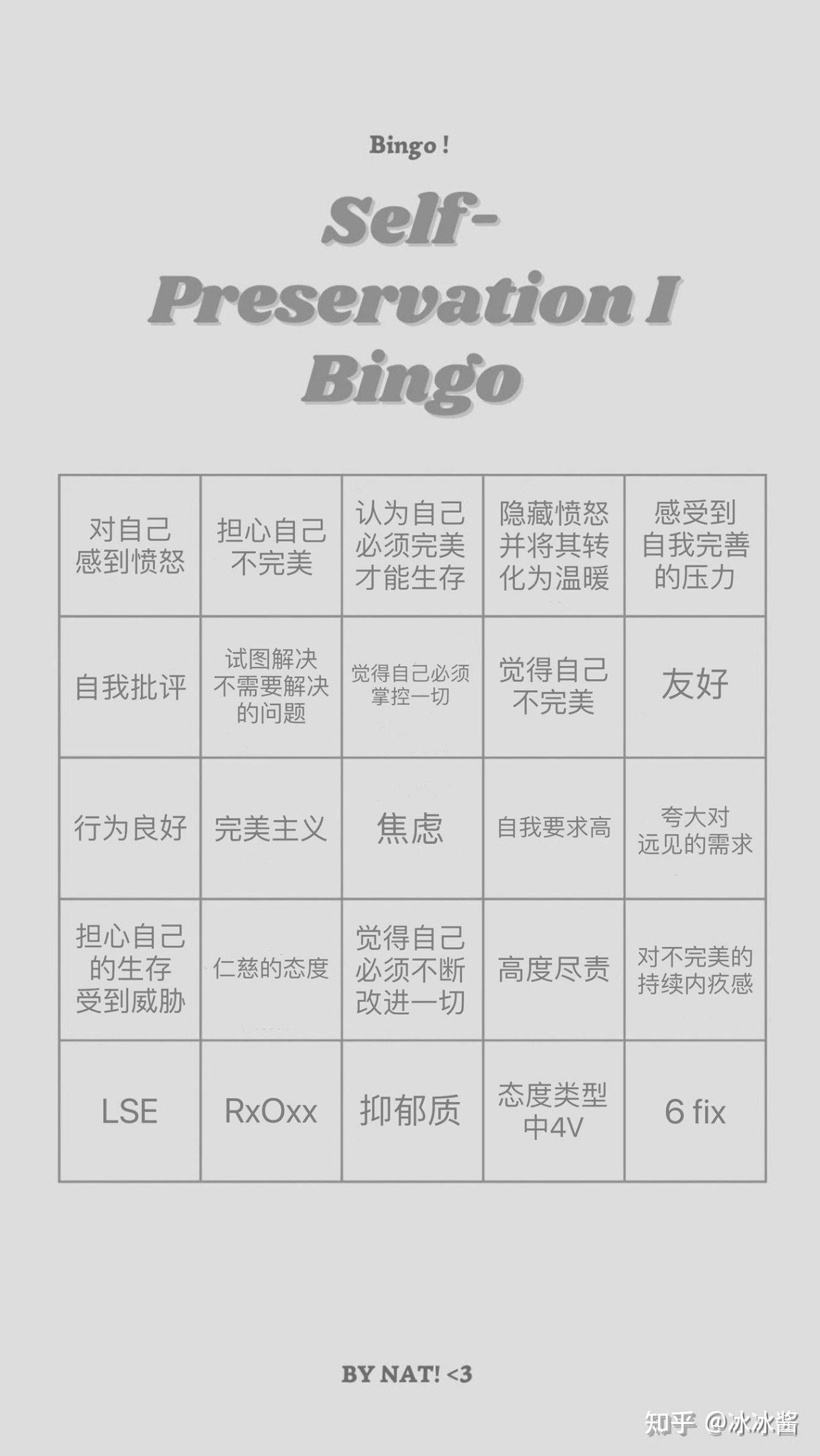 九型bingo汉化版汇总合集 - 知乎