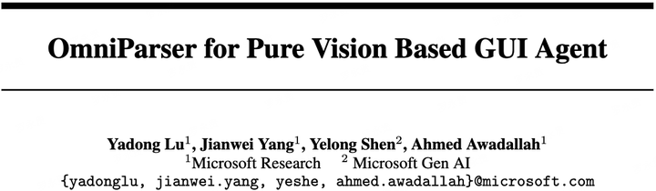 论文笔记OmniParser for Pure Vision Based GUI Agent - 知乎