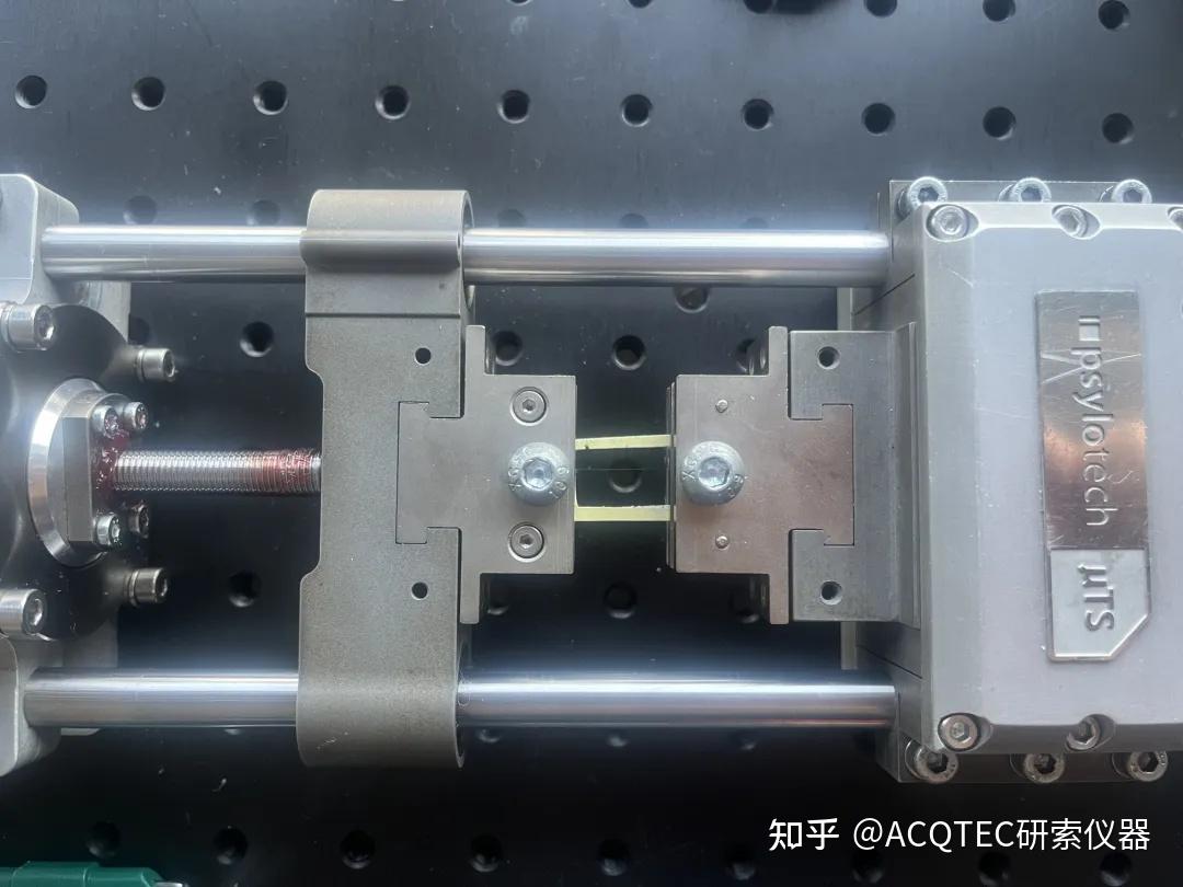 案例分享：铜箔样品拉伸测试；纤维丝拉伸测试；显微-μTS-DIC集成测试 - 知乎