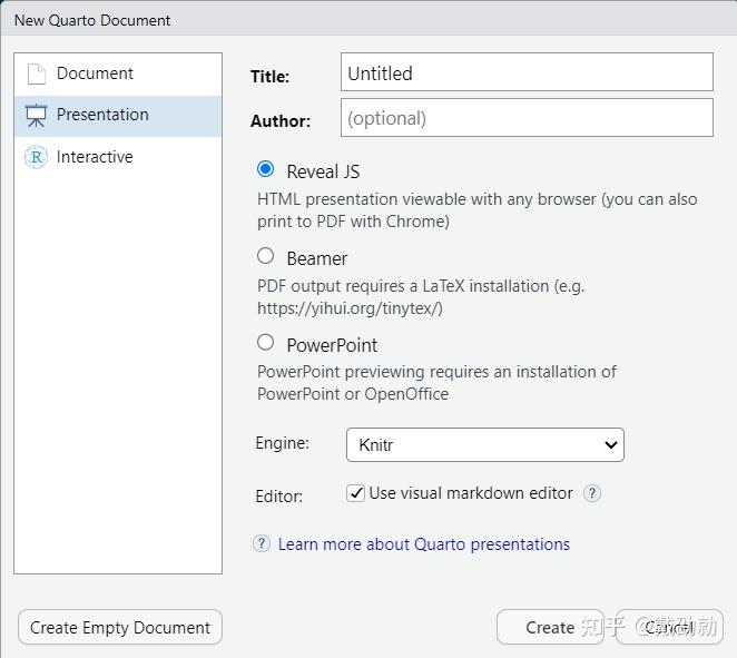 Quarto ppt模板制作与Rstudio git连接 - 知乎