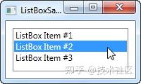 WPF 入门教程ListBox使用介绍 - 知乎