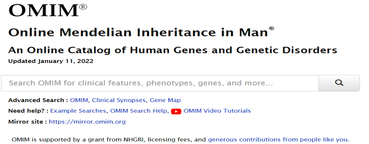 OMIM 数据库详细介绍 - 知乎