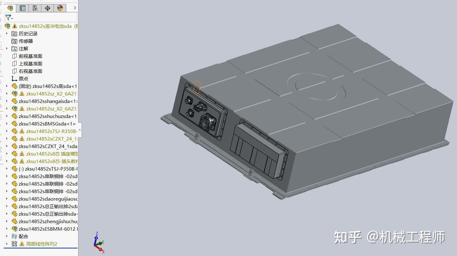 锂电液冷储能集装箱3D详细模型（370M） - 知乎