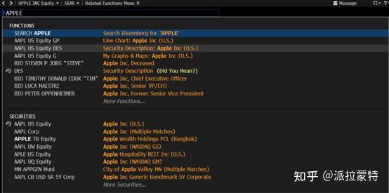 Bloomberg界面及基础操作入门 - 知乎