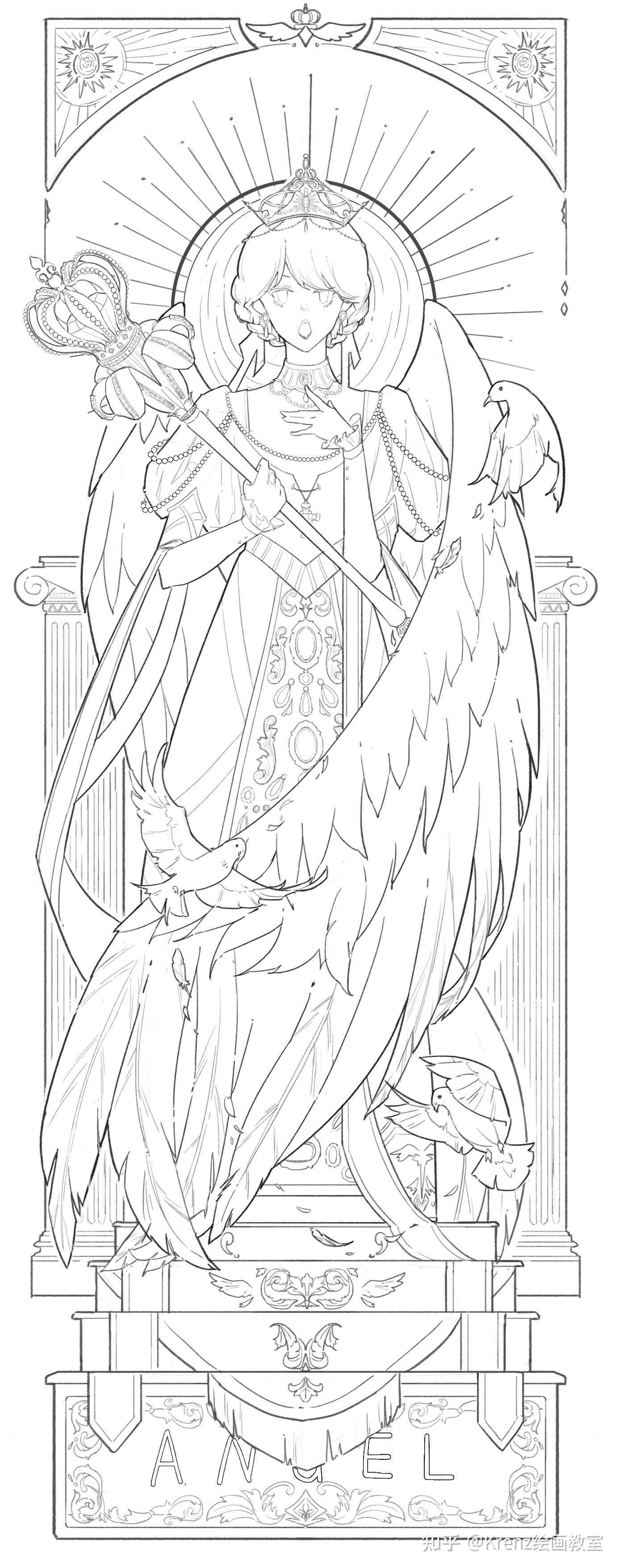 Krenz绘画教室【优秀作业心得】动态与构成-0106 - 知乎