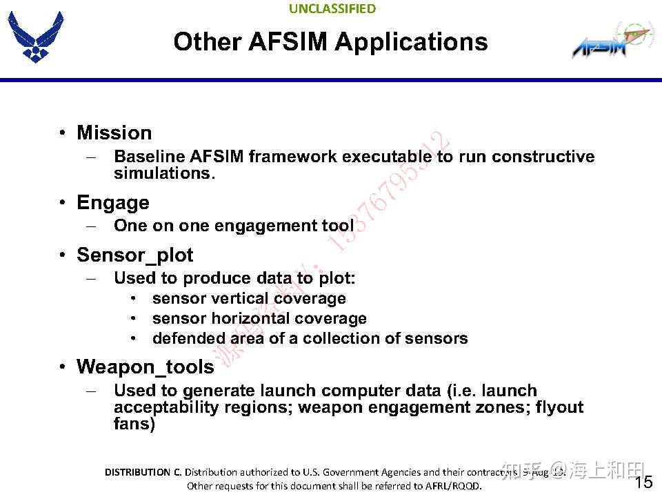 AFSIM Overview - 知乎