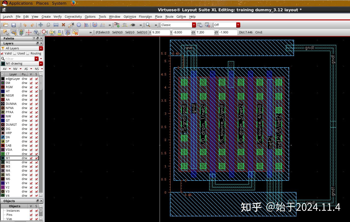含dummy管(伪管)的指叉形mos管版图绘制 - 知乎