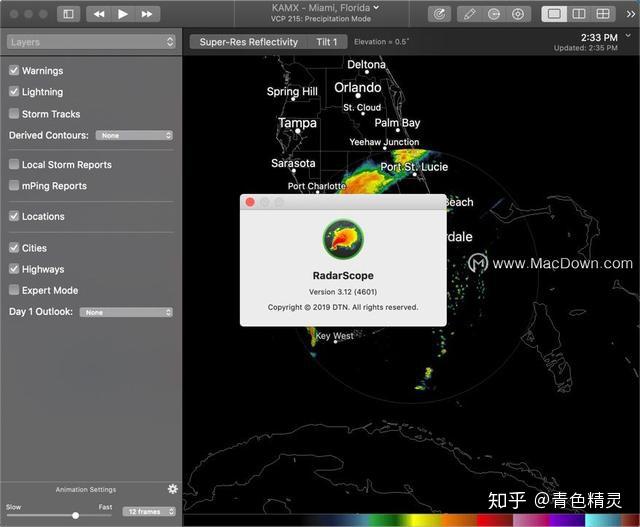 你需要这样一款天气雷达RadarScope for Mac版 - 知乎