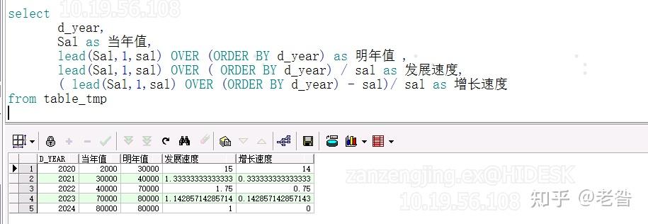 分析函数之LEAD和LAG - 知乎