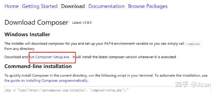 composer的安装 及 常用命令（切换源等） - 知乎