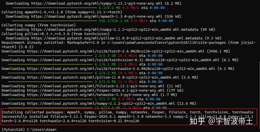 Windows11安装GPU版本Pytorch2.6教程 - 知乎