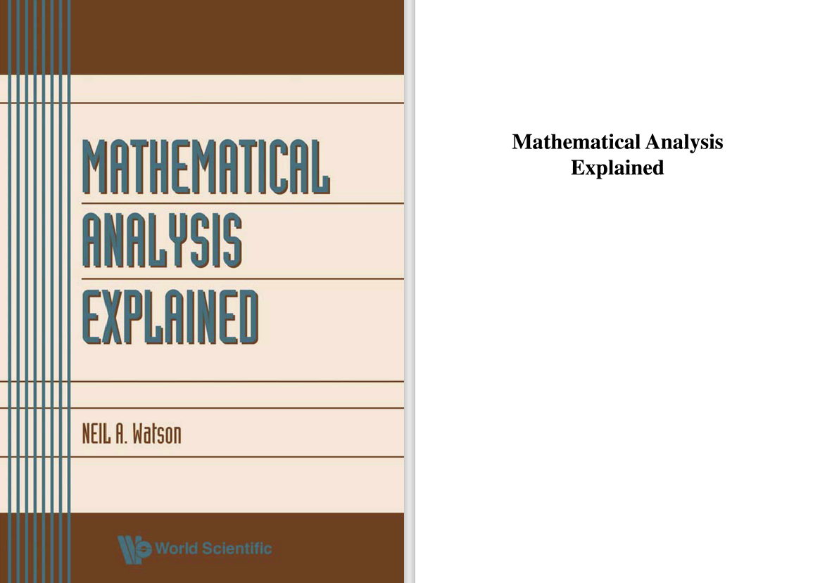 有哪些优秀的数学分析入门教材？ - 知乎