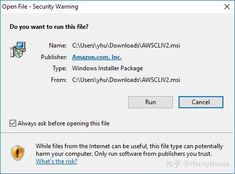 AWS CLI version 2 在 Windows 下的安装 - 知乎