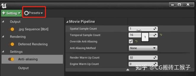 UE4 Movie Render Queue（电影渲染序列）知识点总结 - 知乎